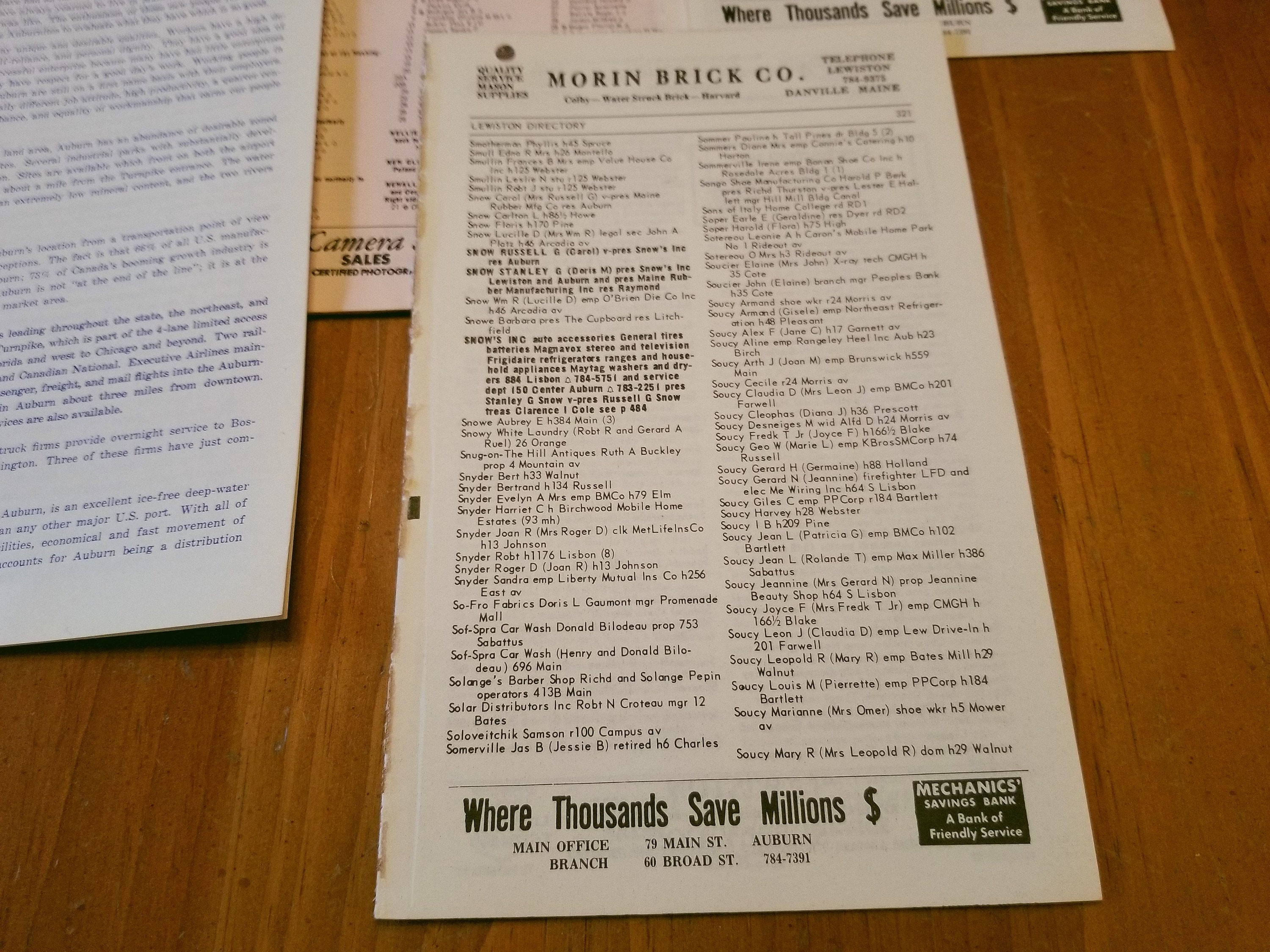 Vintage Phone Book Pages | Etsy