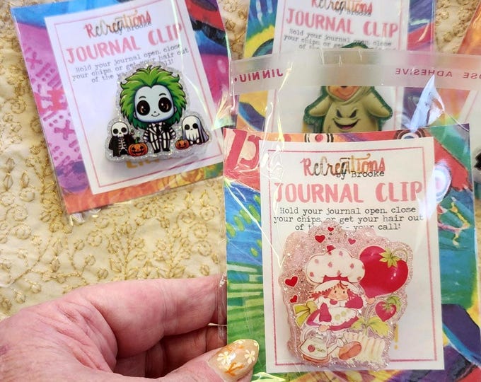 Funky Journal Clip - Etsy