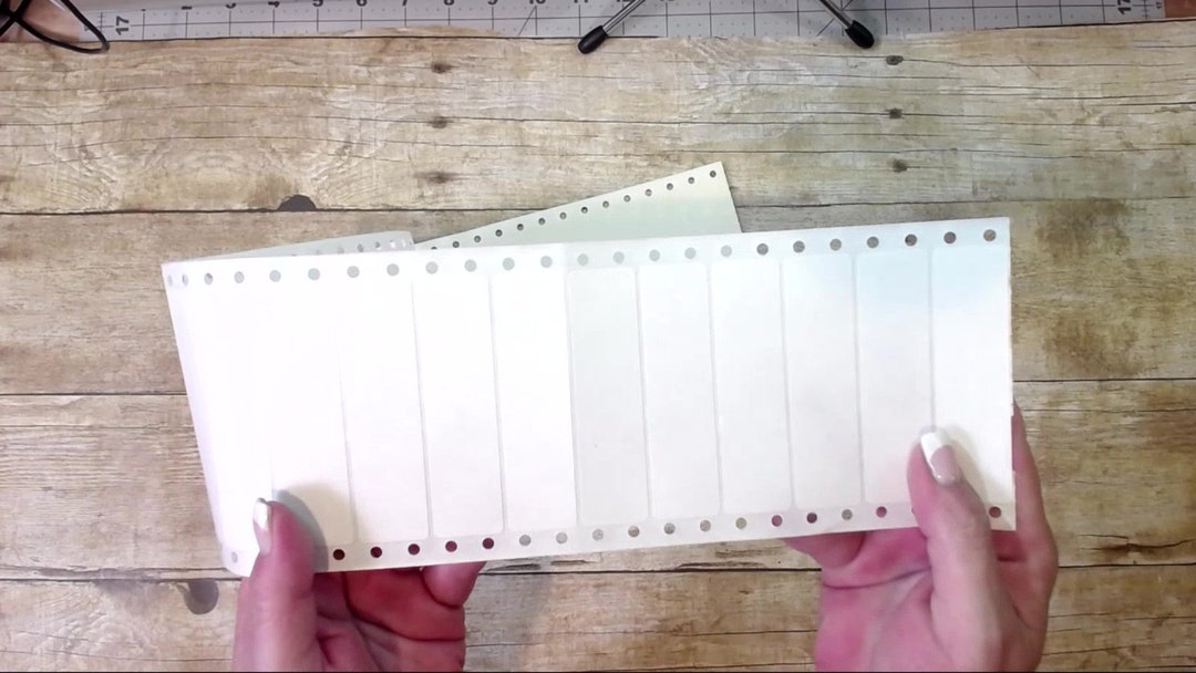 Vintage Dot-matrix Printer Labels - Etsy