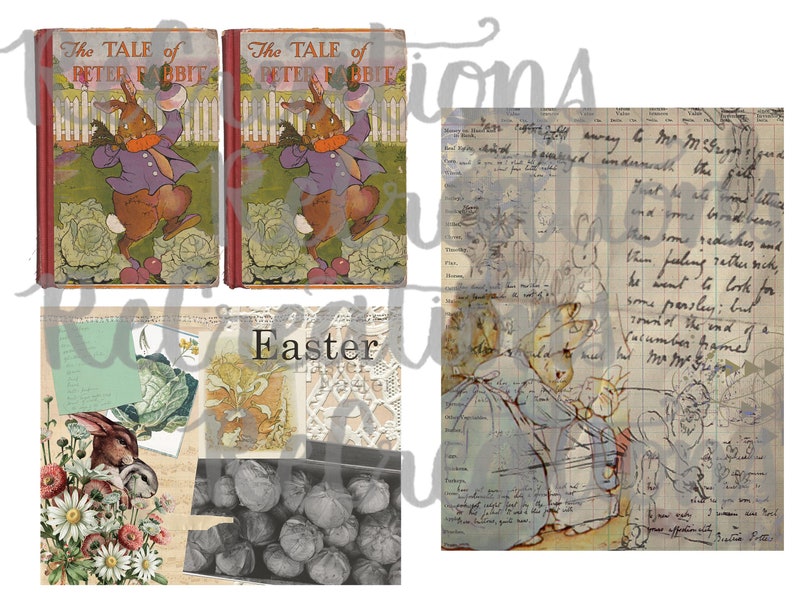 DIGITAL Peter Rabbit/easter Journal Pages Pack #1 - Etsy