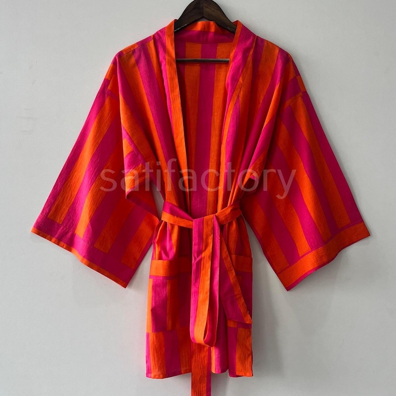 Striped Robe Plush - Etsy