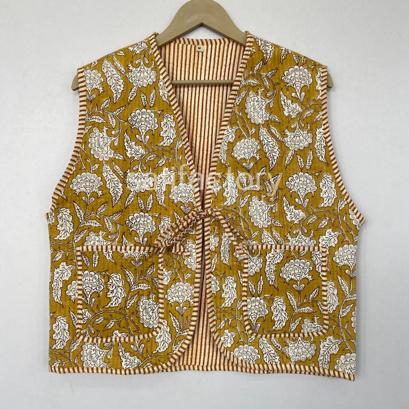 Floral Vest - Etsy