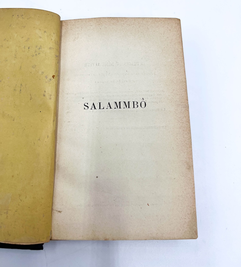 Salammbo by Gustave Flaubert Definitive Edition (scarce) 1879 Paris; G ...