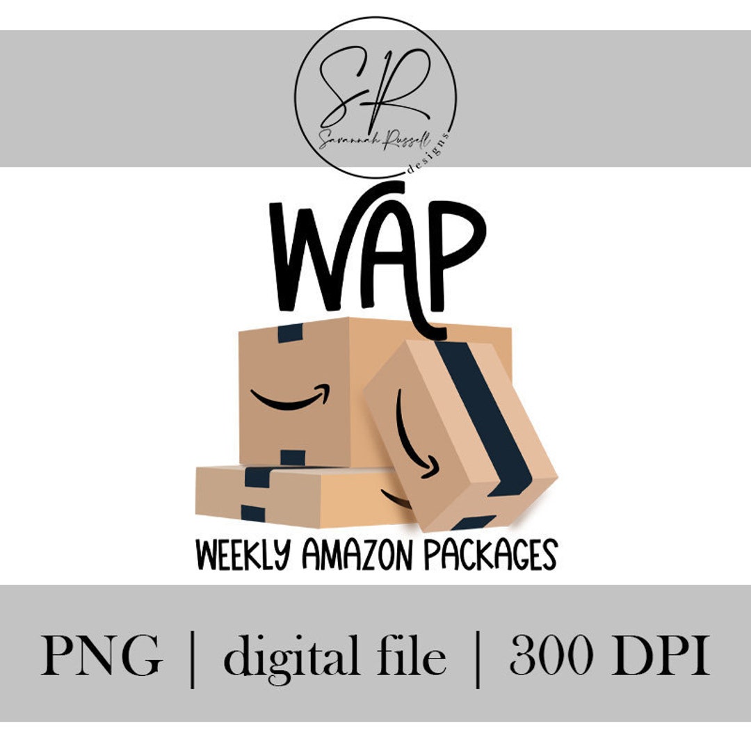 WAP Weekly Amazon Packages 1 PNG Digital Download Amazon Clip Art ...