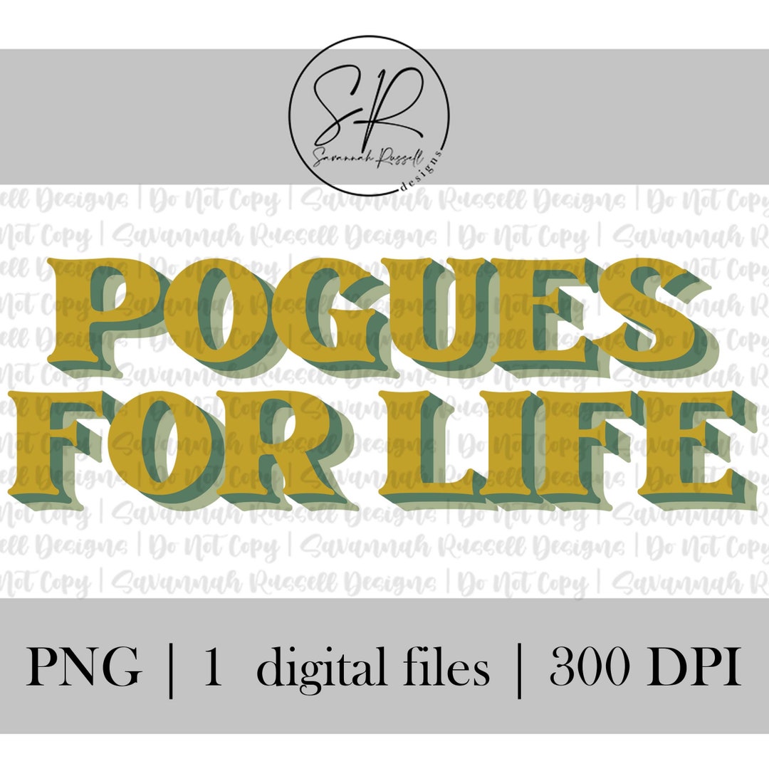Pogues for Life 1 PNG Digital Download Outer Banks - Etsy