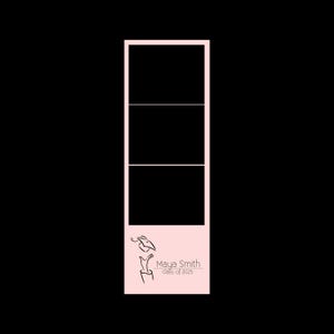 Photo Booth Graduation Strip Template 2x6 | Modern Minimalist, Editable ...