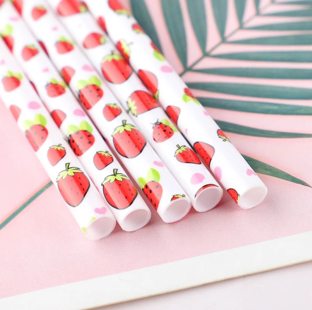 Reusable Plastic Straws, 10.25 Inches, BPA Free Drinking Straw Set ...