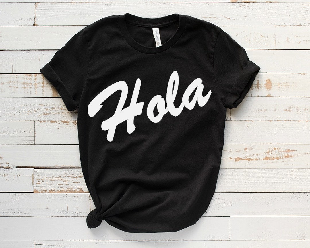 Spanish Hello Goodbye Travel Shirt - Etsy