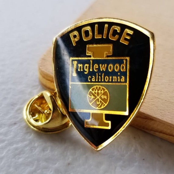 Inglewood PD Police Lapel Pin - Gem