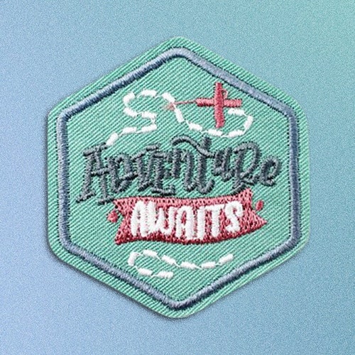 Adventure Awaits Patch Iron on Explorer Embroidered Badge - Etsy UK