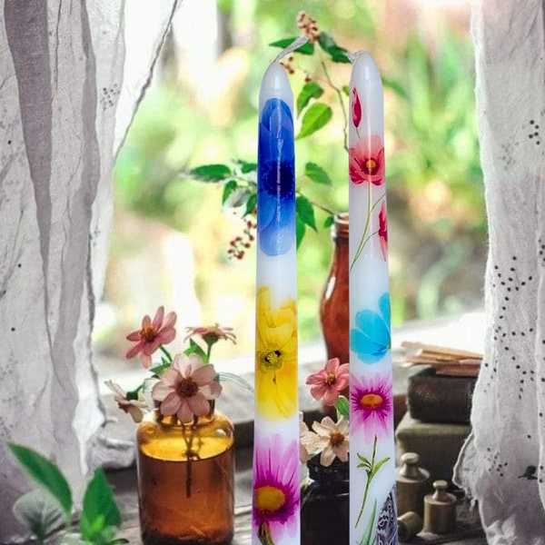 Flower Candlesticks - Etsy
