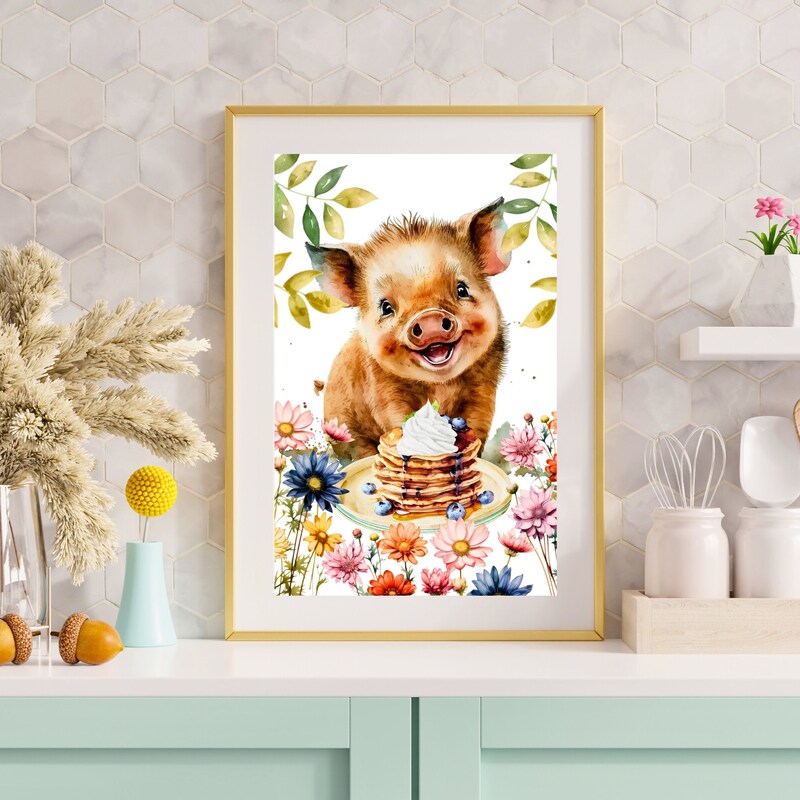 Pig Wall Decor - Etsy