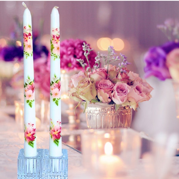 Flower Candlesticks - Etsy