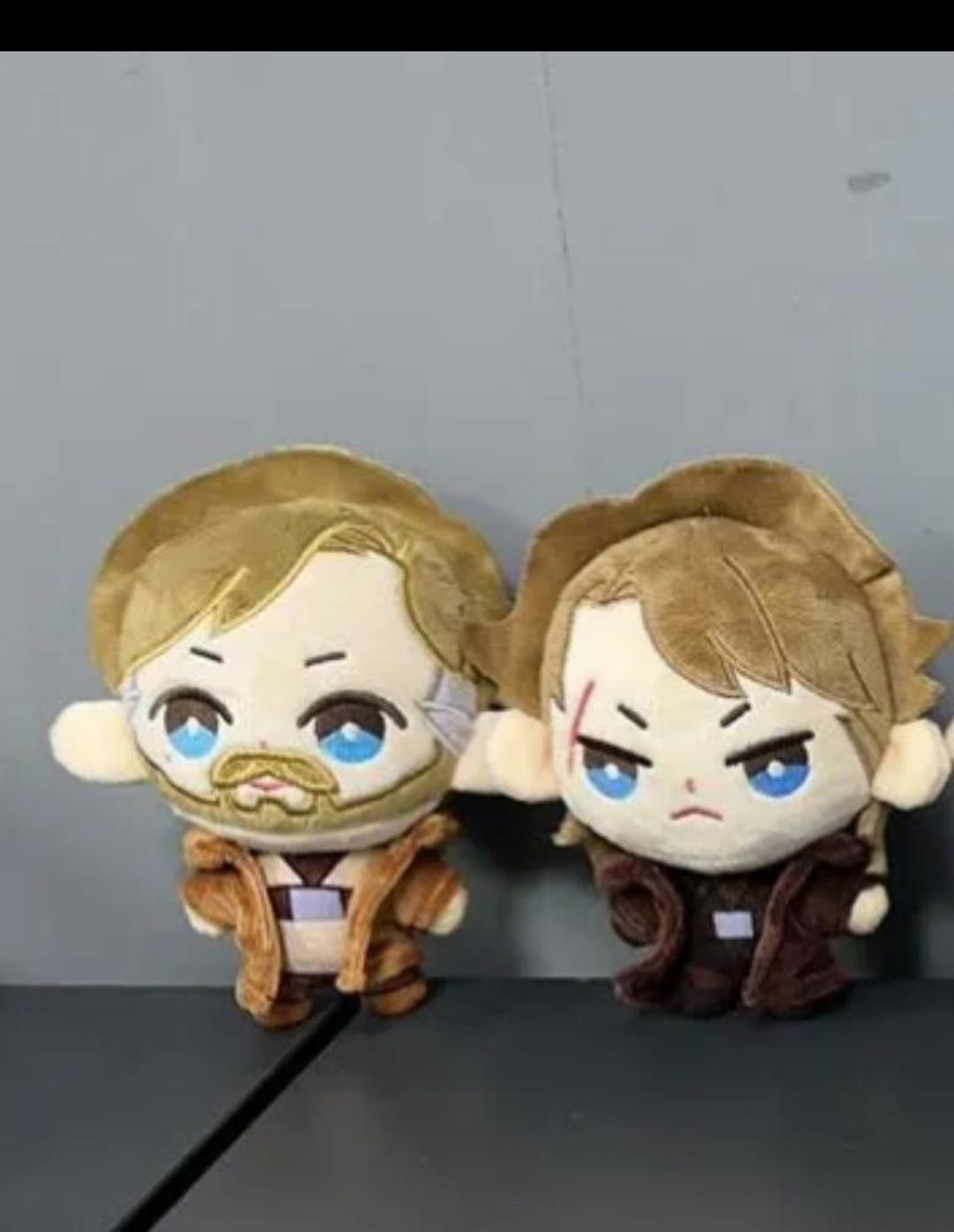 Star Wars SW Anakin Skywalker Obi Wan Kenobi Obikin 15cm Plush Doll ...