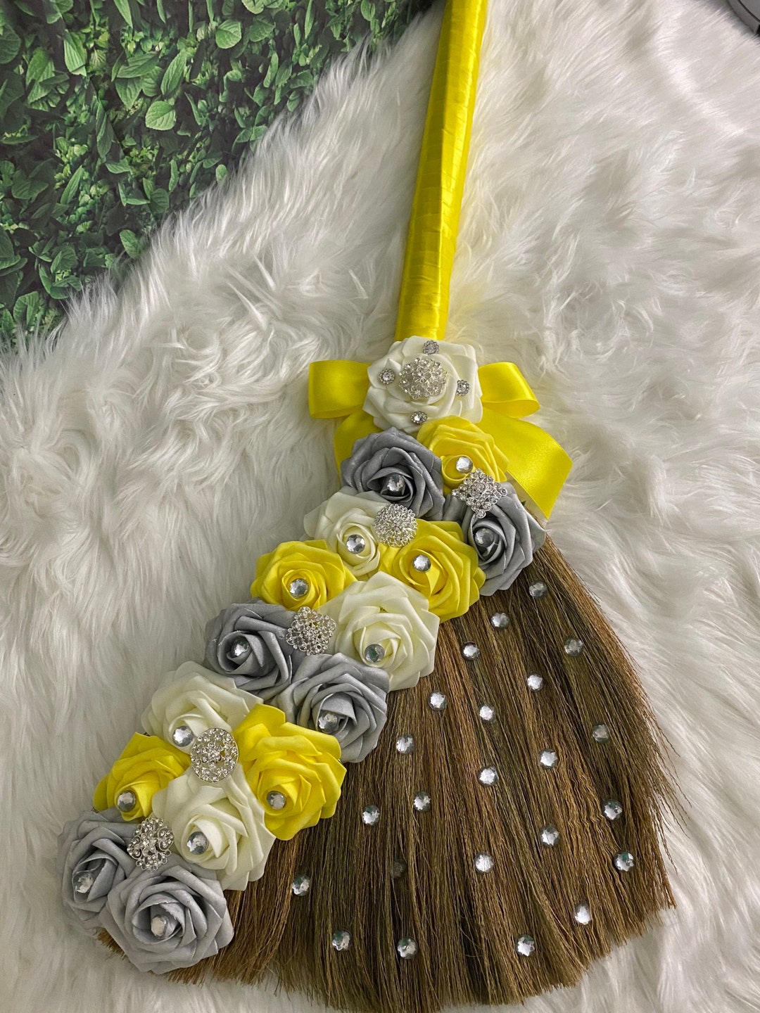 Custom Wedding Broom (large)- for Jump the Broom Ceremonies/does Not ...