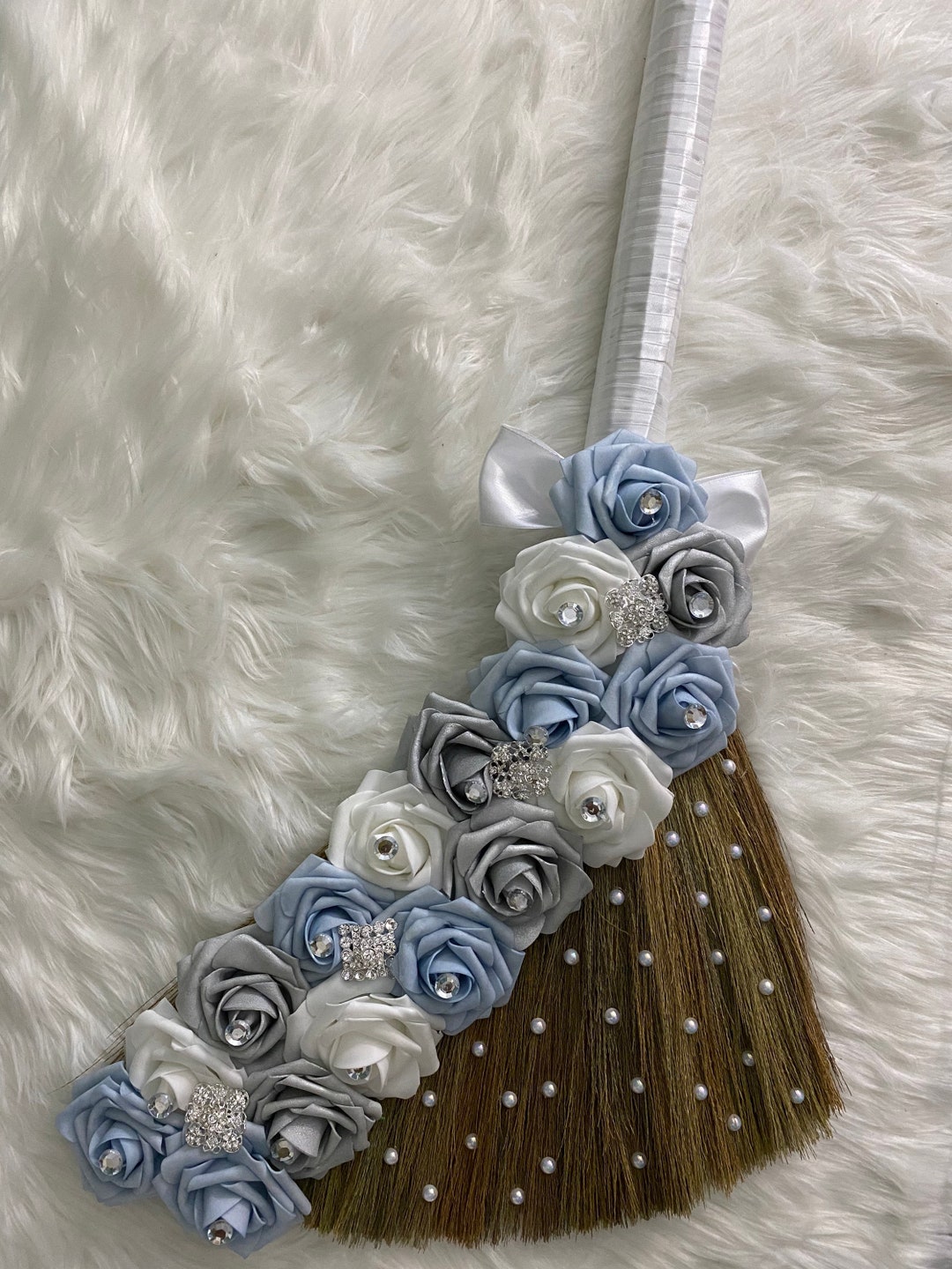 Custom Wedding Broom (large) - for Jump the Broom Ceremonies/does Not ...