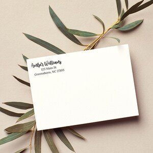 Custom Envelope Personalized Envelope Stationery 5x7 Customized ...