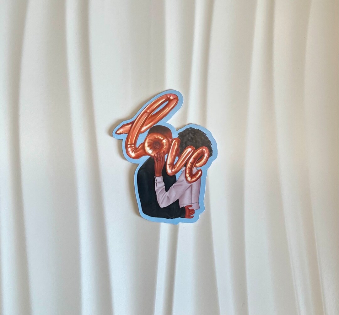 Black Love Sticker, Black Woman Sticker, African American Sticker, Afro ...