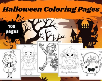 Halloween Coloring Pages, Printable Coloring Pages, Halloween Classroom ...