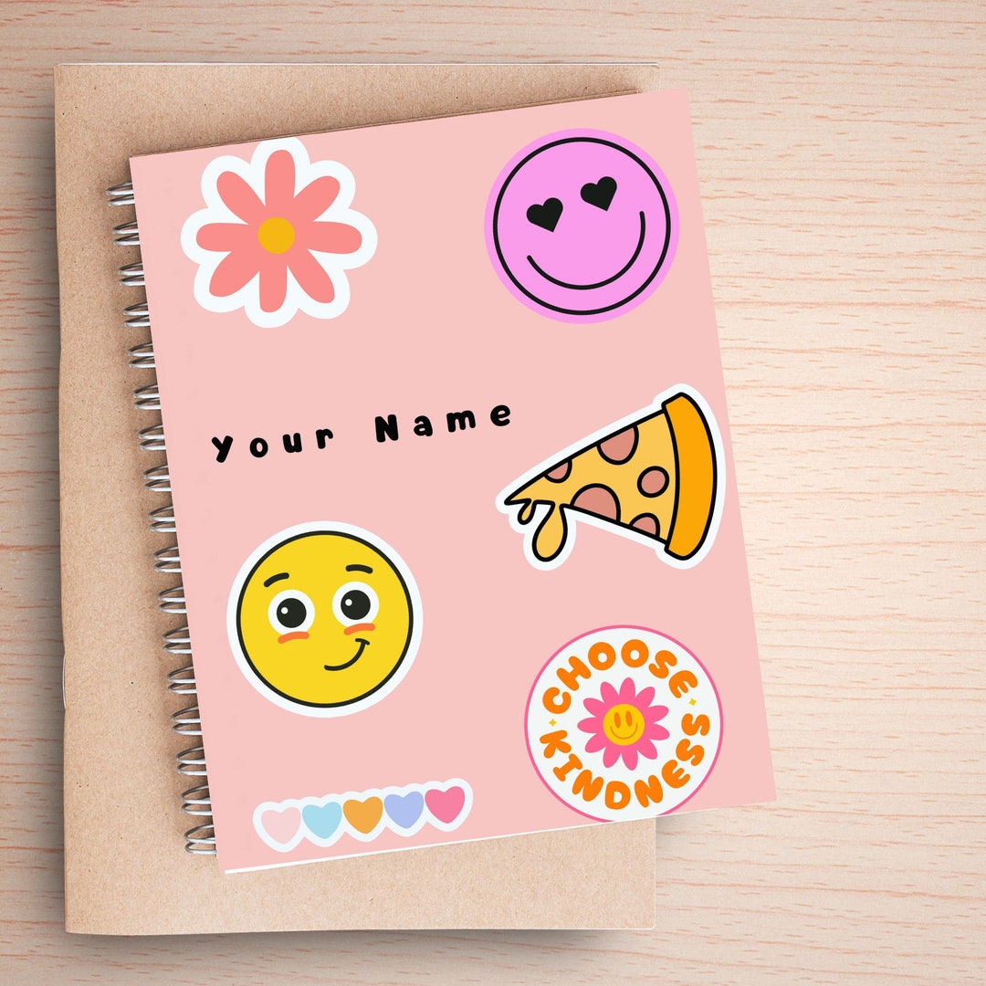 Personalized Kids Notebook, Custom Name Kids Notebook, Personalized ...