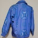 Vdev Paris Vintage 80s Blue Floral Ski Jacket Made in France - Etsy