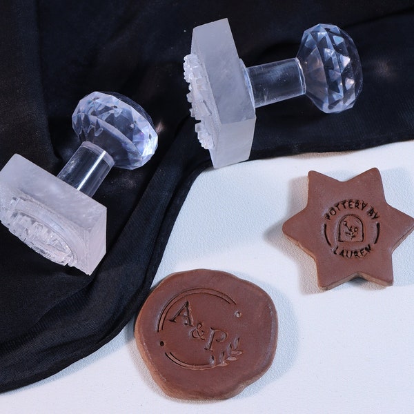 Acrylic Stamp for Pottery - Etsy