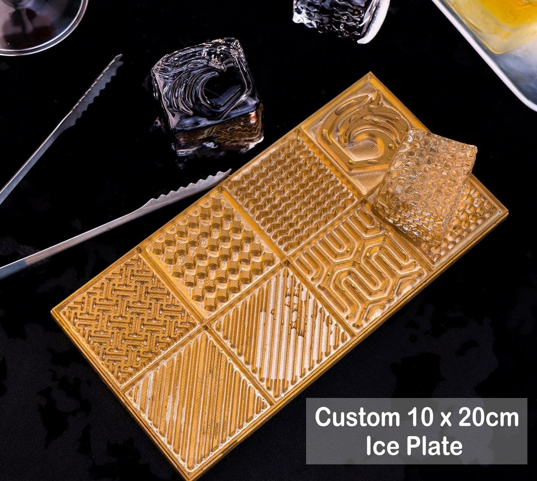 Personalized Ice Cube Tray, Whiskey Ice Tray, Custom Ice Cube Plate ...