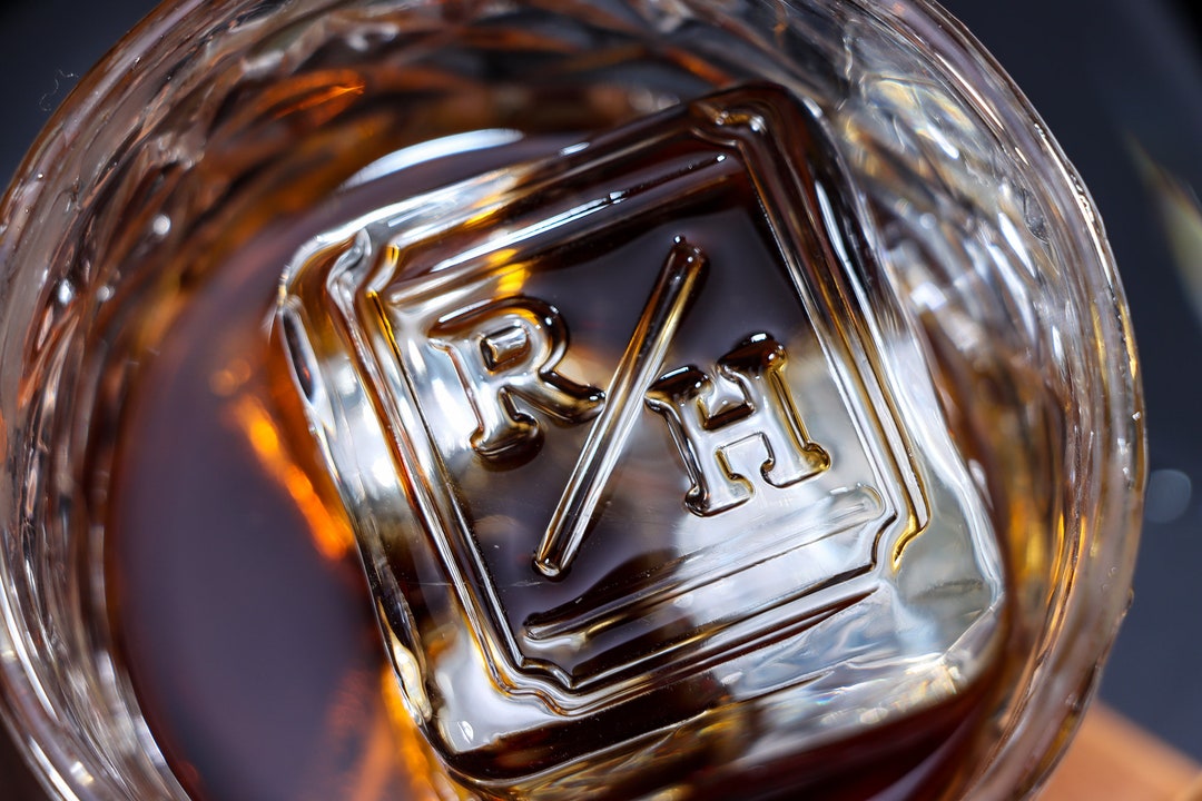 Personalized Ice Cube Stamp: Custom Logo Brass Stamp for Cocktails ...