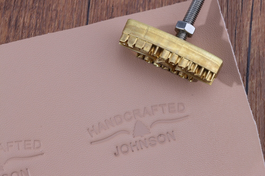 Custom Branding Iron for Leather: Handmade Bags Brass Stamp, Leather ...