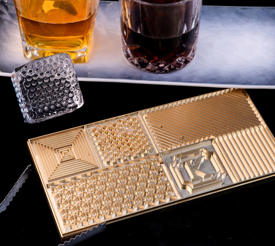 Ice Cube Plate for Bar, Ice Cube Stamp, Custom Ice Cube Tray ...