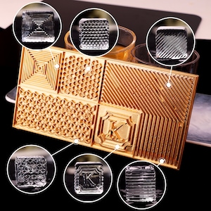 Ice Plate Custom Ice Stamp for Bar, Bar Opening Custom Ice Tray Gift ...