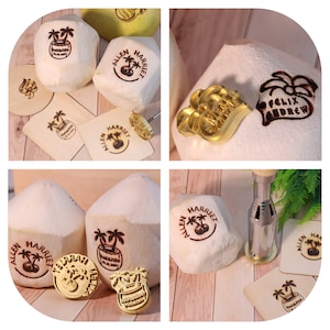 Custom Coconut Brand Iron, Coconut Branding Iron Custom, Custom Coconut ...