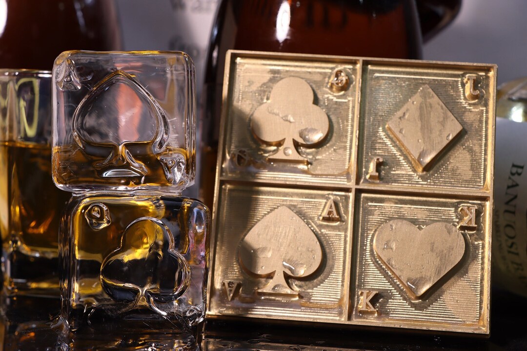 Custom Ice Plate, Business Logo Ice Cube Stamp, Custom Ice Tray, Brass ...