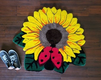 Mermaid Tail Hand Tufted Rug - Etsy