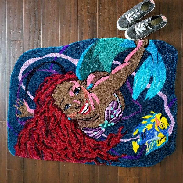 Mermaid Area Rug - Etsy