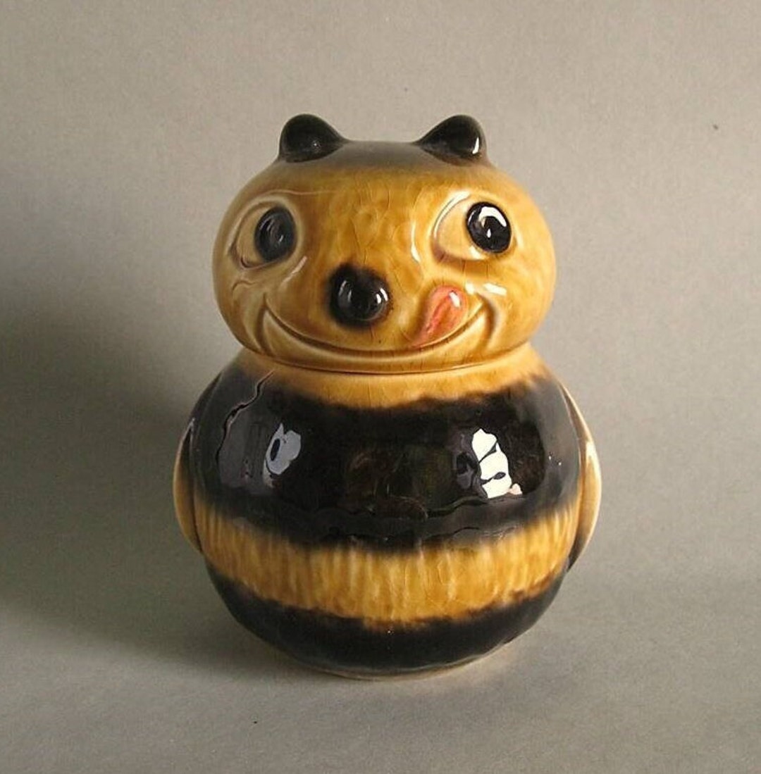 A Vintage Sylvac Bee Jam or Honey Lidded Pot From the 1950s. - Etsy UK