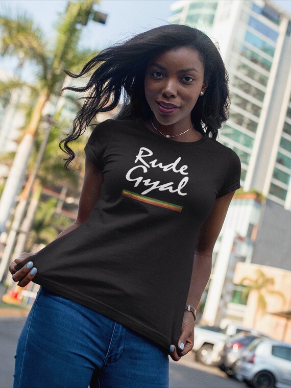 Rasta Shirt Rude Gyal Jamaica Rasta Colors Unisex T-shirt - Etsy