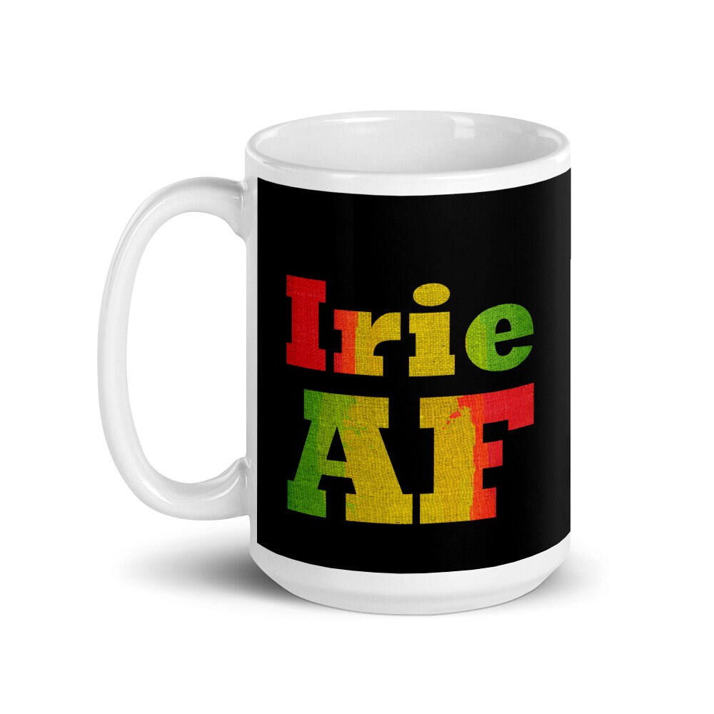 Irie AF Mug, Rasta, Rastafarian, Jamaica Mug - Etsy