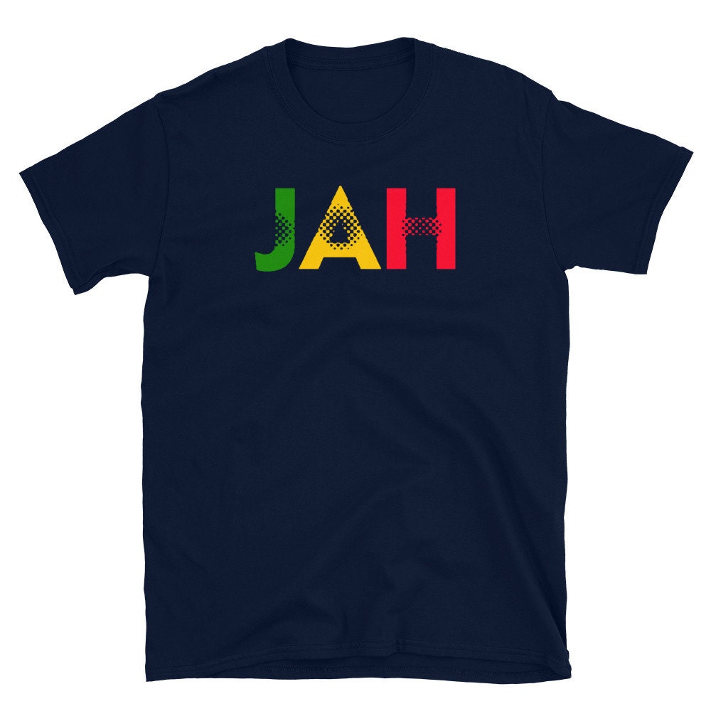 Jah Rasta Colors, Rastafarian, Jamaica Unisex T-shirt - Etsy