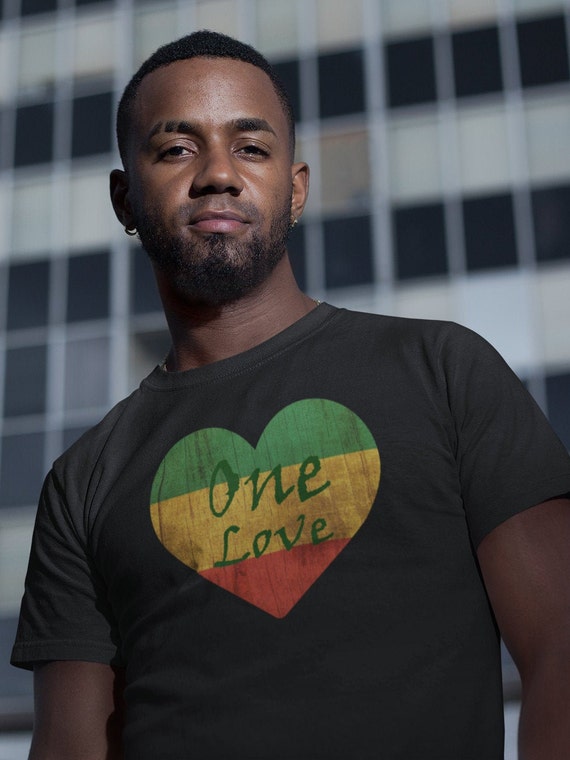 Rasta shirt One Love Rasta Rastafarian Jamaica Distressed | Etsy
