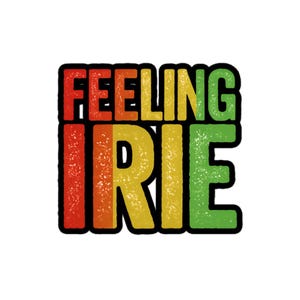Rasta Design Stickers, Reggae Saying, Irie Bubble-free Stickers - Etsy