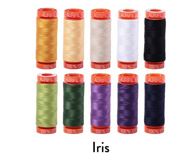 Aurifil Aurifloss Little Quaker Christmas by Susan Ache 6 Strand Floss ...