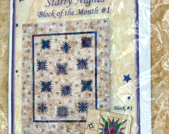 Starry Night by Shelli Starr Block of the Month BOM Marbled Jewels ...