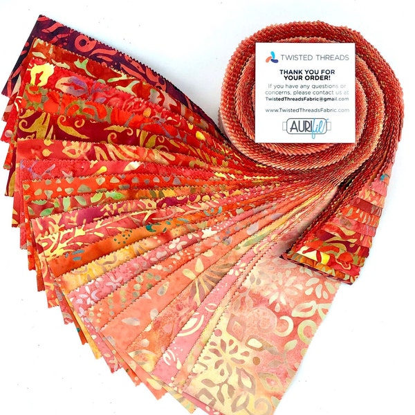 Orange Batik Fabric - Etsy