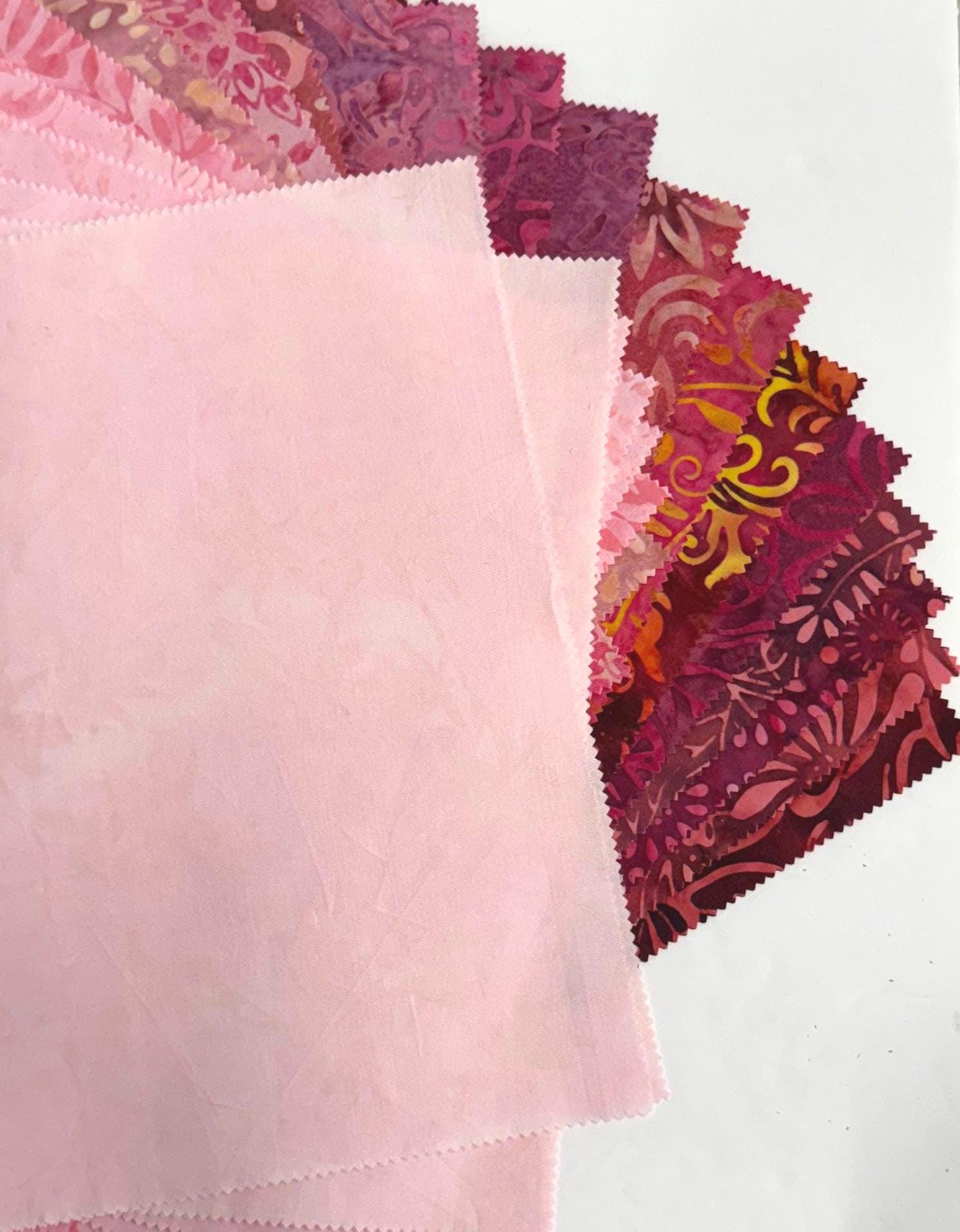 Java Batiks Sweetheart Red Pink Batik Layer Cake 10 X 10 Inch Fabric ...