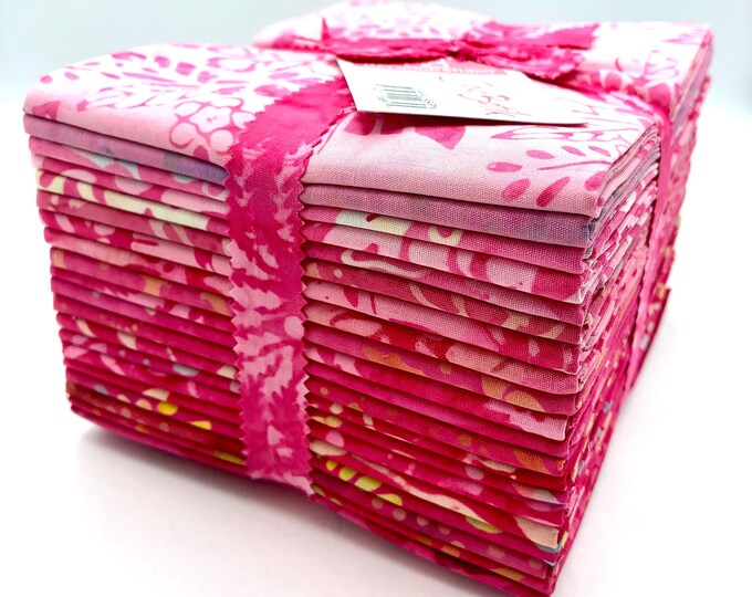 Java Batiks Soft Turquoise Blue Batik Jelly Roll 40 2.5 Inch Fabric ...