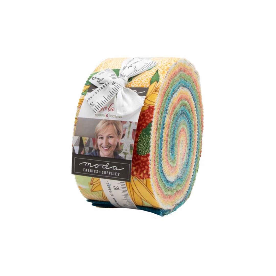 OOP Moda Solana by Robin Pickens Sunflowers Tuscany Yellow Orange Green ...