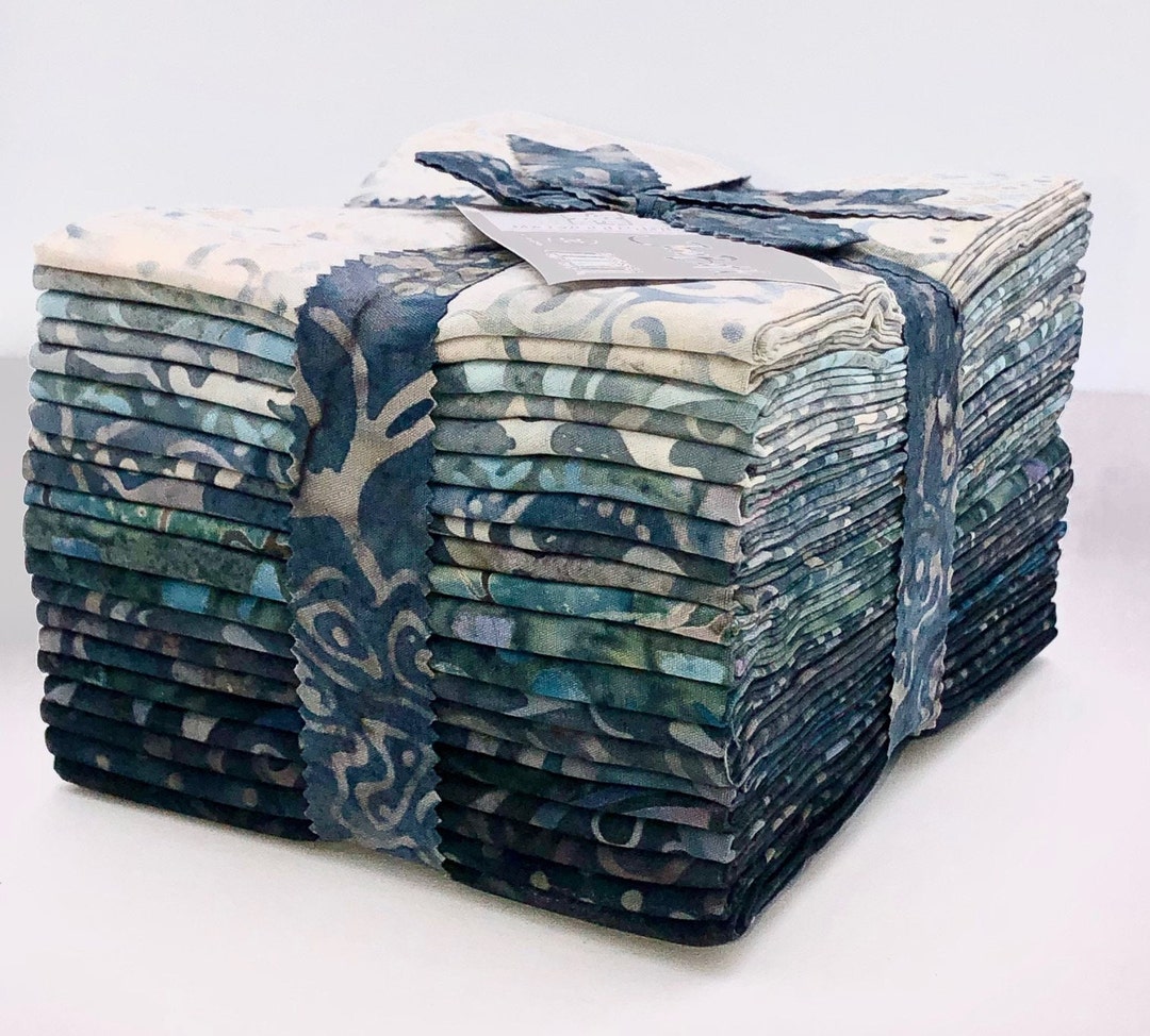 Java Batiks Grey Gray Black Light to Dark Grey Black Batik Fat Quarters ...