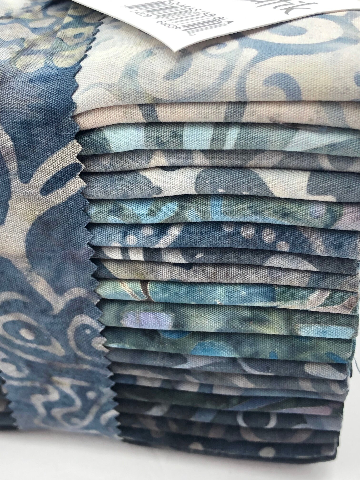 Java Batiks Grey Gray Black Light to Dark Grey Black Batik Fat Quarters ...
