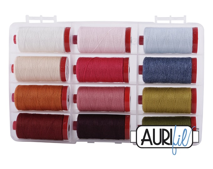 Aurifil LANA WOOL Best Selection Collection 12 Weight Wool Acrylic ...